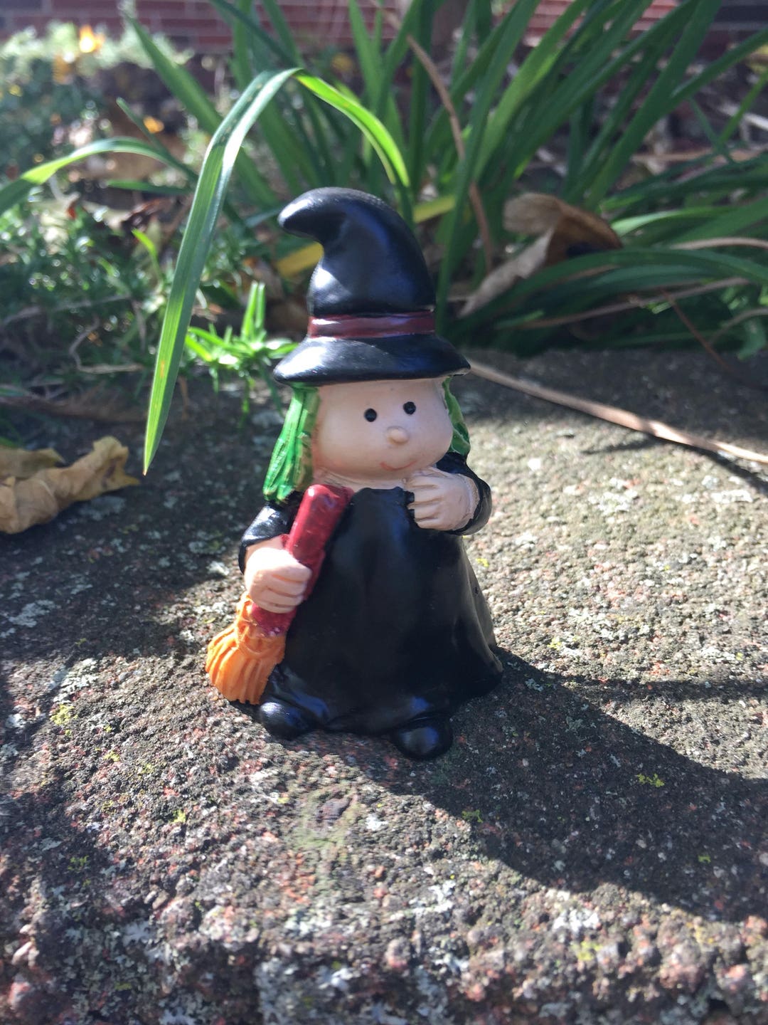 Miniature Child Halloween Witch, Fairy Garden Witch, Halloween Witch ...