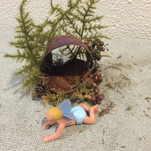 Miniature Fairy Fern Baby, Miniature Fairy Baby, Miniatures, Fairy ...