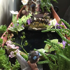 Miniature Fairy Pond, Handmade Miniature Pond, Fairy Garden Pond, OOAK ...