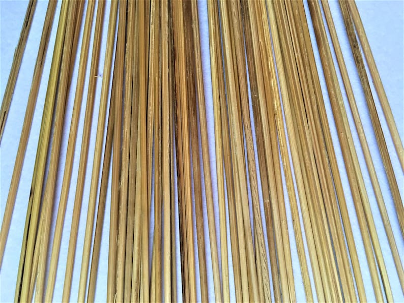 Thin Bamboo Sticks for Incense Crafting Plain Blank Bamboo - Etsy