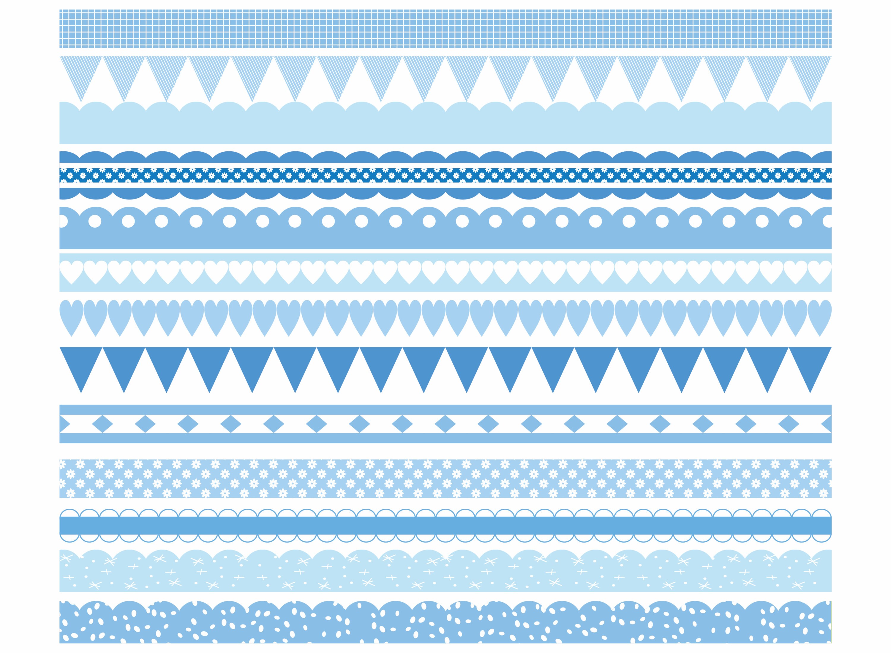 Royal Blue Border Clipart