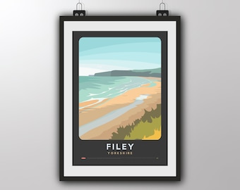 FILEY BRIGG Limited Edition Print. Contemporary Minimal Art Print, Mid ...