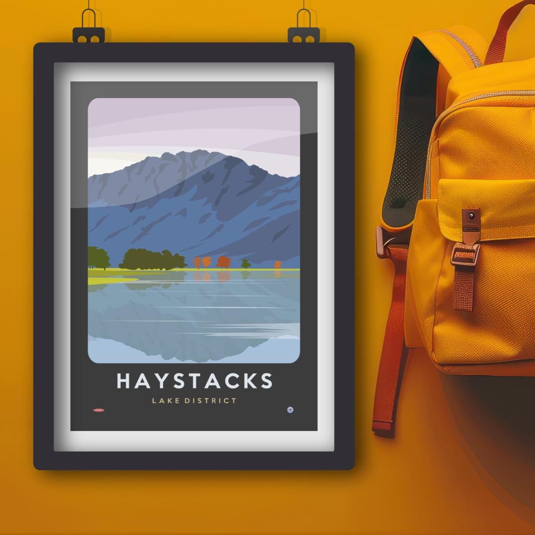 Buttermere Lake District Art Print: Fuji Matt Paper by Tiv - Etsy