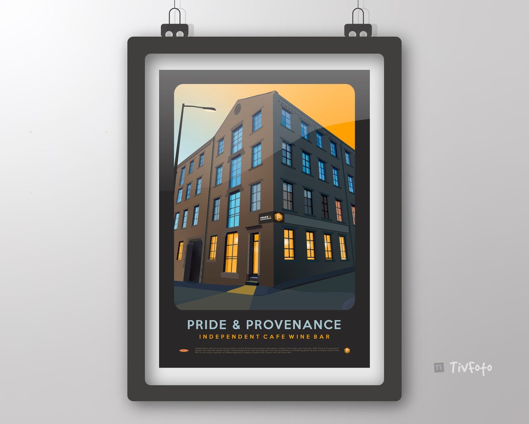 Yorkshire Print - Pride & Provenance, Independent Cafe Wine Bar - Art ...