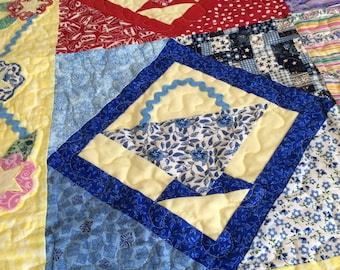 Quilted tablecloth | Etsy