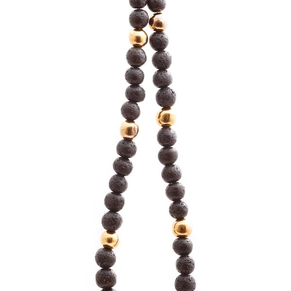 Lava Bead Necklace - Etsy