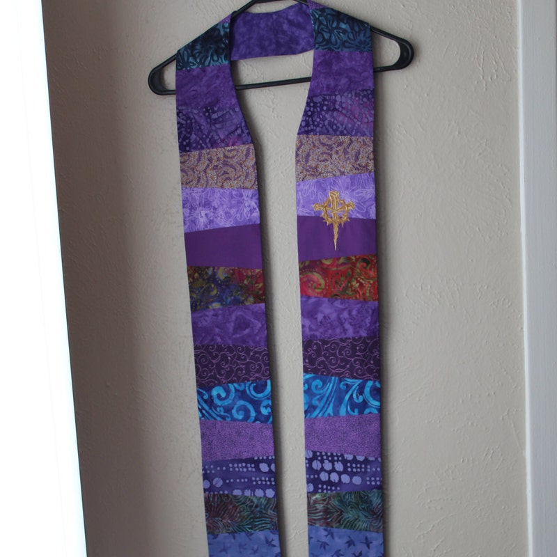 Purple Clergy Stole - Etsy