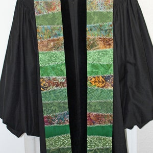 Green Pieced Stole, Ordinary Time Liturgical Stole - Etsy