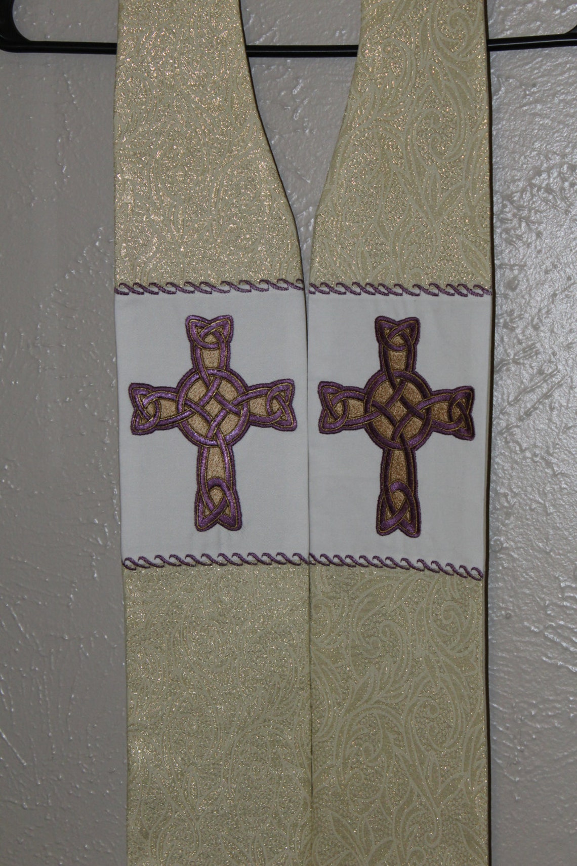 Celtic Cross Stole Easter Stole | Etsy