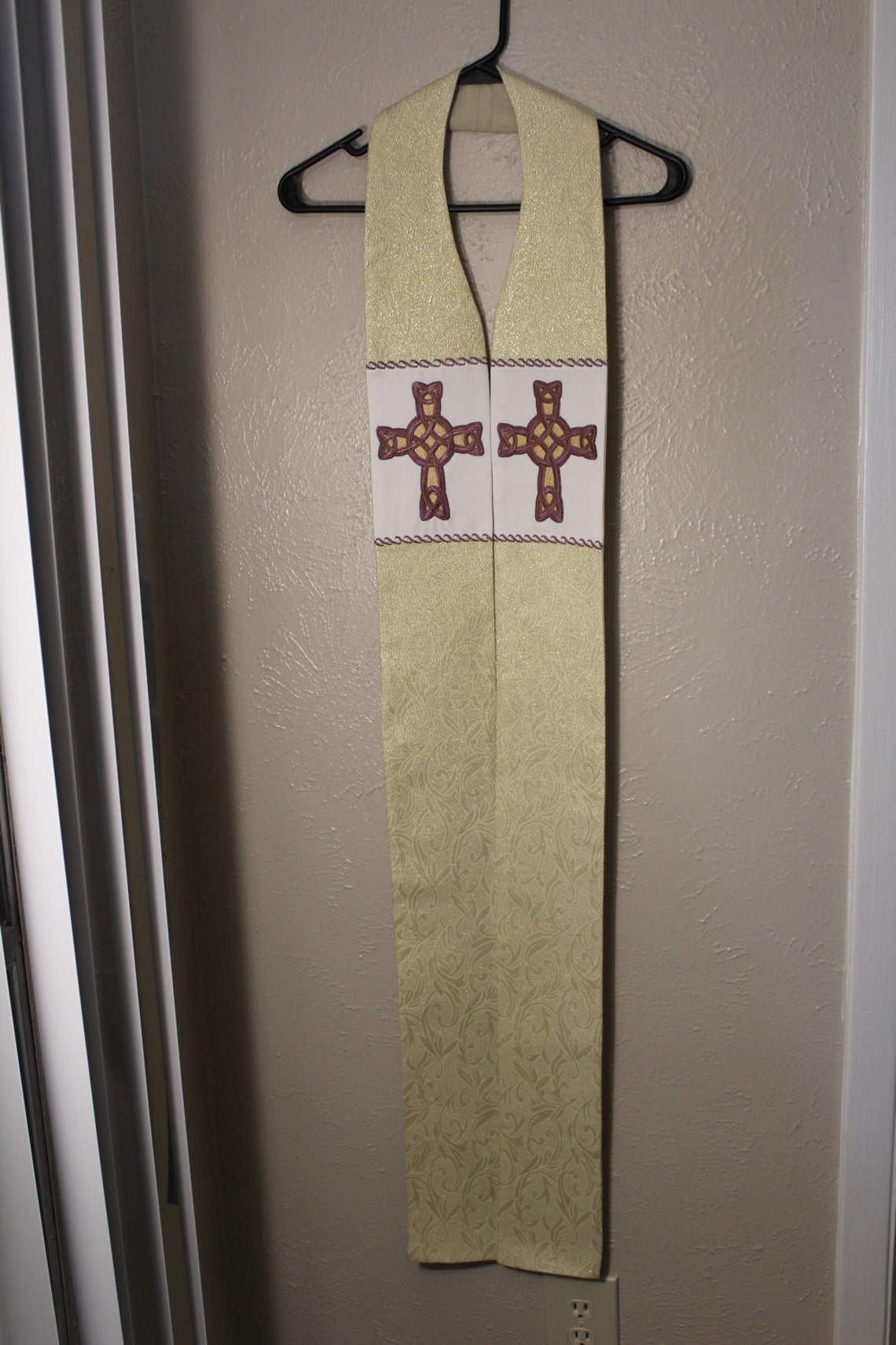 Celtic Cross Stole Easter Stole - Etsy