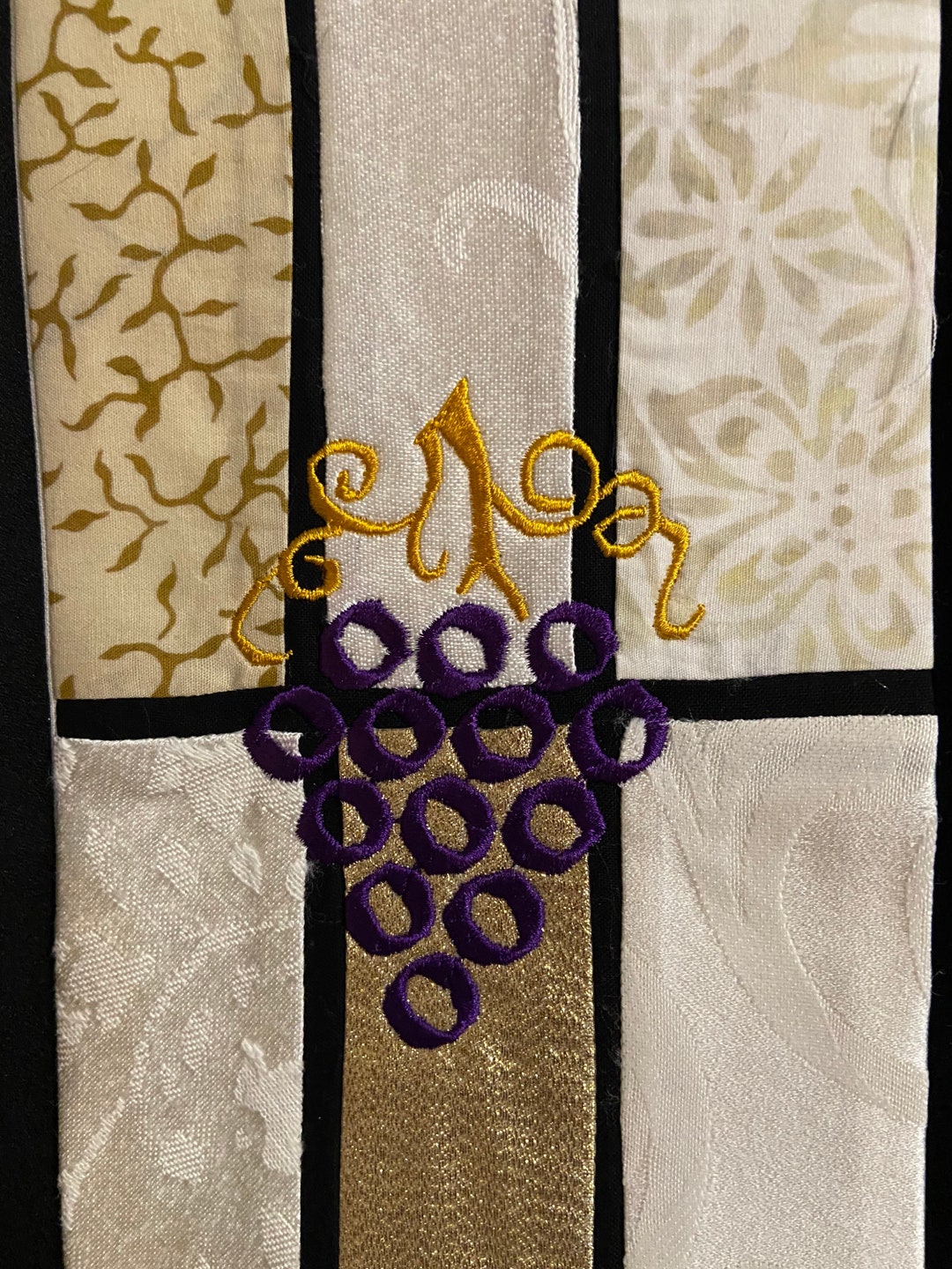 White Stained Glass Communion Stole - Etsy