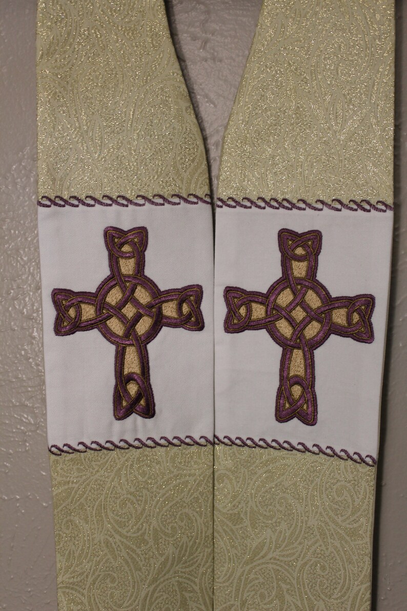 Celtic Cross Stole Easter Stole - Etsy