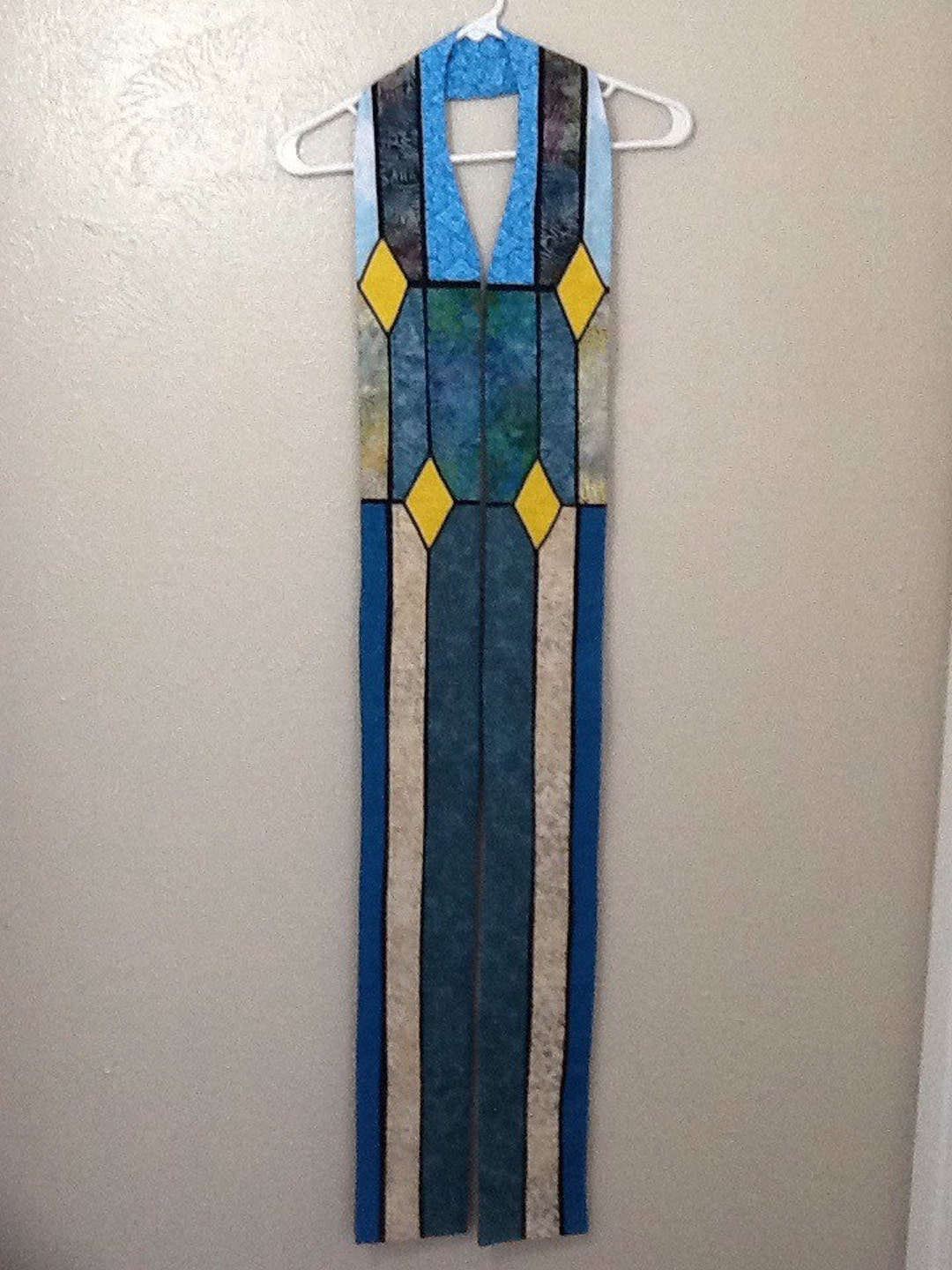 Stained Glass Window Stole, Ordinary Time Liturgical Stole - Etsy