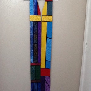 Stained Glass Cross Stole - Etsy