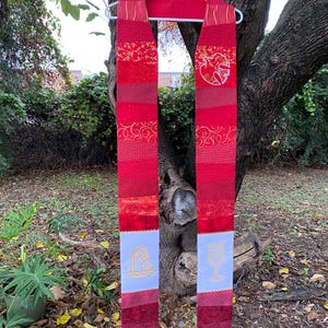 Red Ordination Stole - Etsy