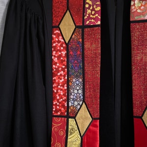 Red Stained Glass Stole - Etsy