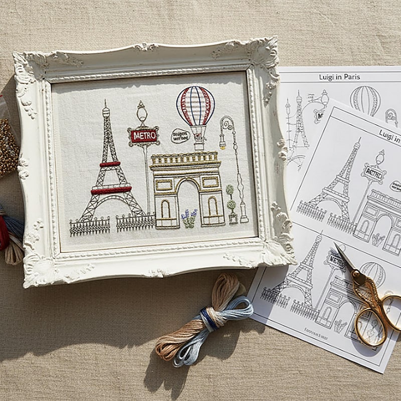 Paris Embroidery - Etsy