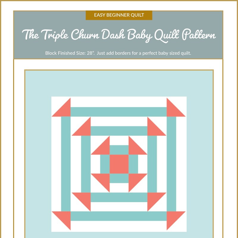 Churn Dash Quilt Pattern - Etsy