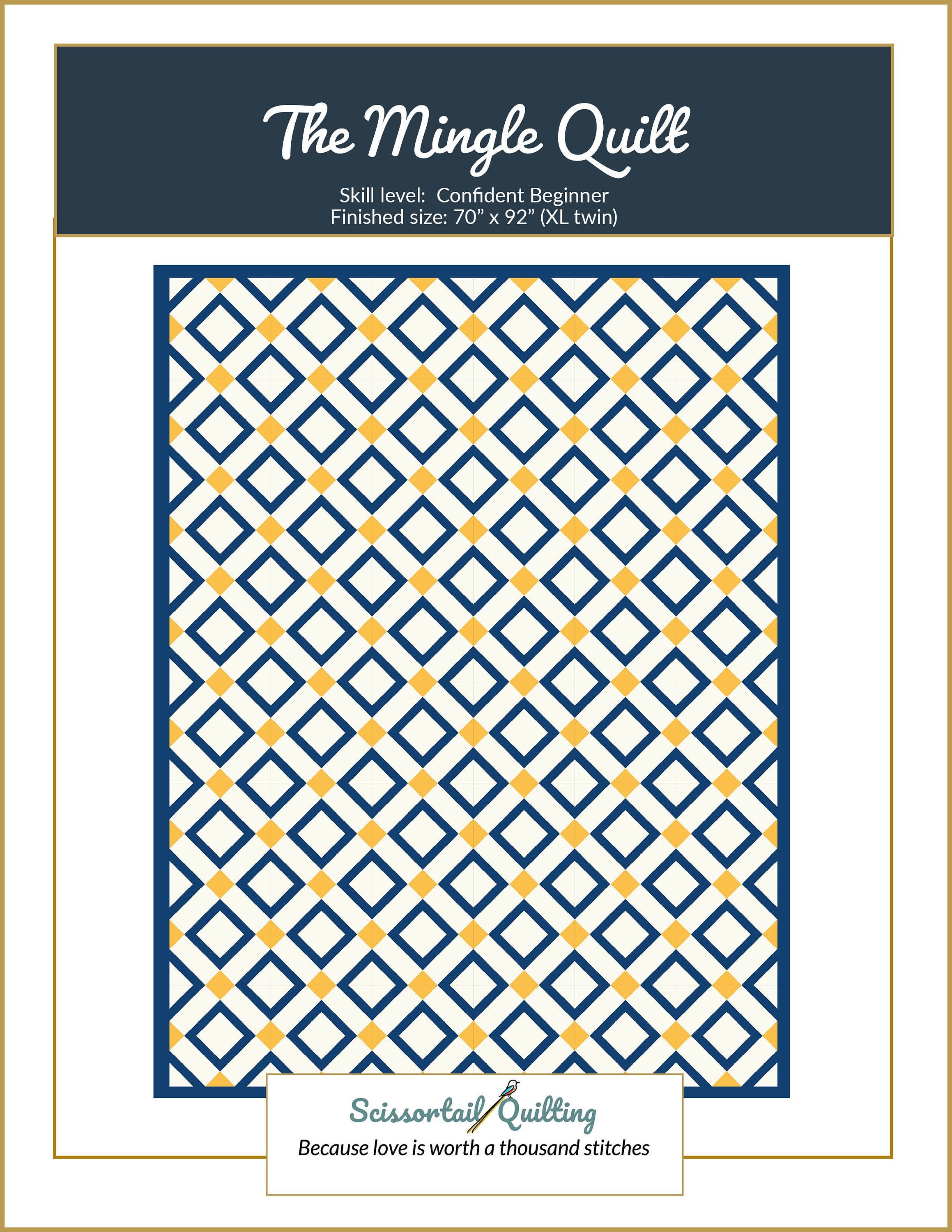 The Mingle Quilt Pattern - Etsy