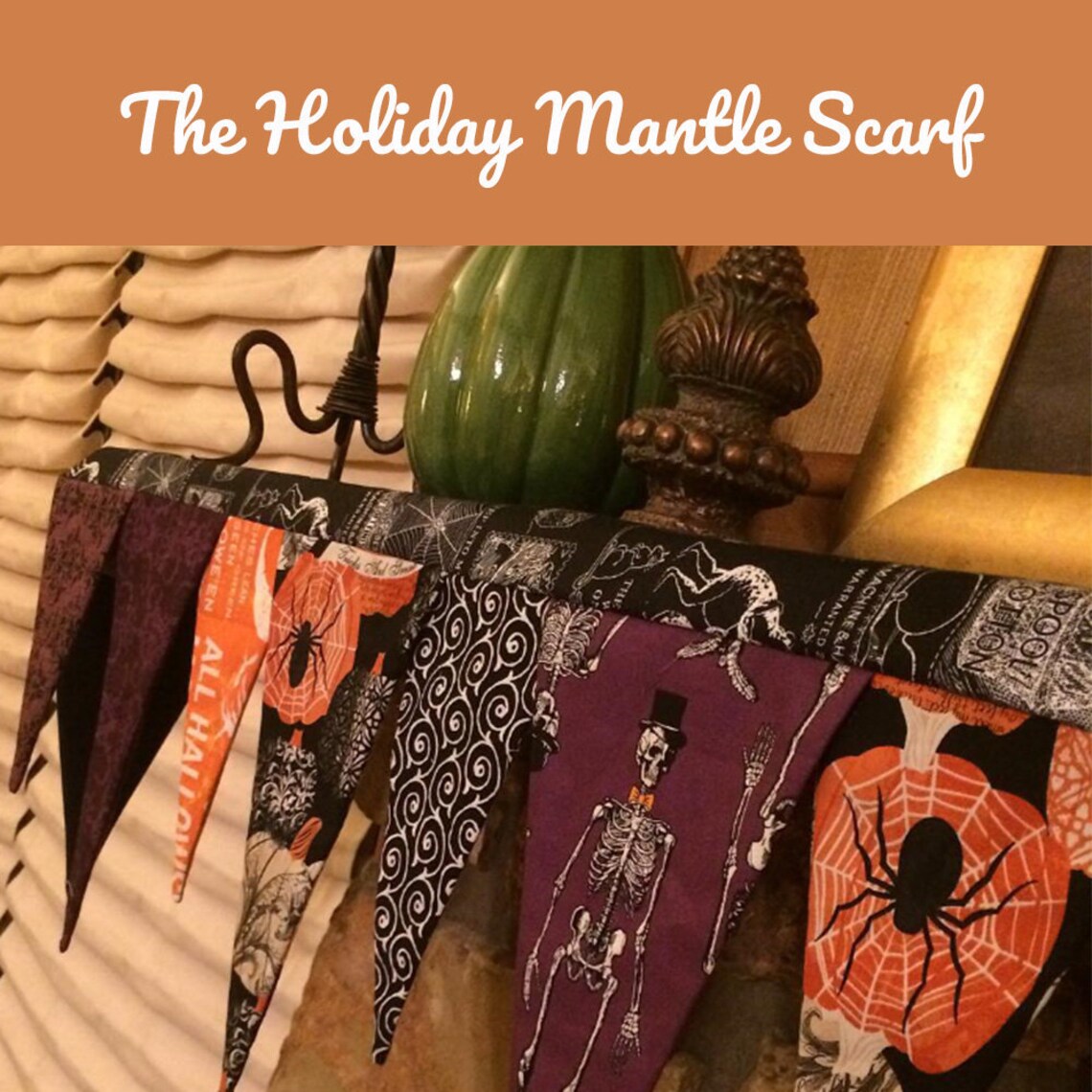 Holiday Mantle Scarf Downloadable Pattern - Etsy