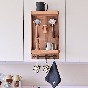 Premium Wall Rack for Portafilter, Tamper and Espresso Accessories ...