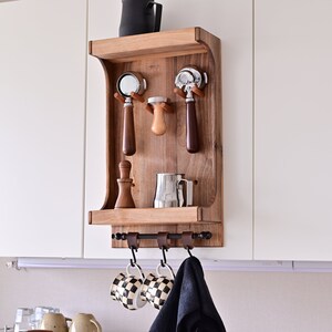 Premium Wall Rack for Portafilter, Tamper and Espresso Accessories ...