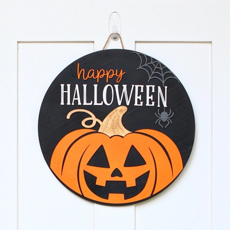 Happy Halloween Sign - Etsy