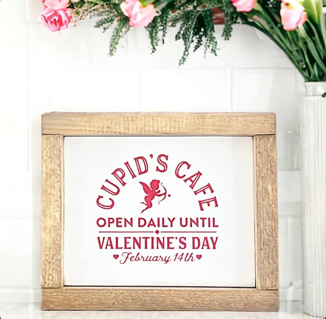 Wood Valentines Day Sign, Valentines Day Gift, Valentines Decor ...