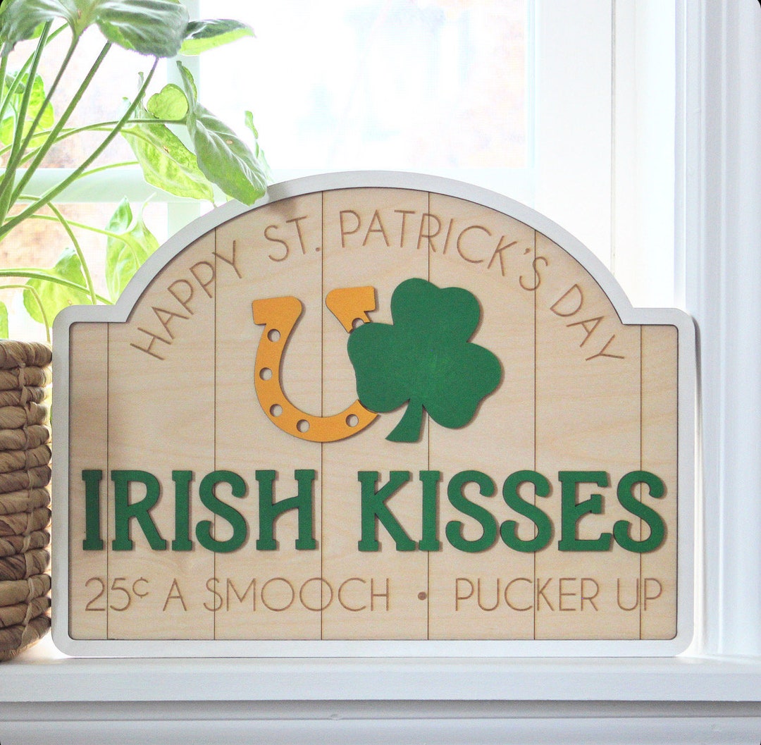 St Patricks Day Wood Sign, St Patricks Day Home Decor, St Pattys Day ...