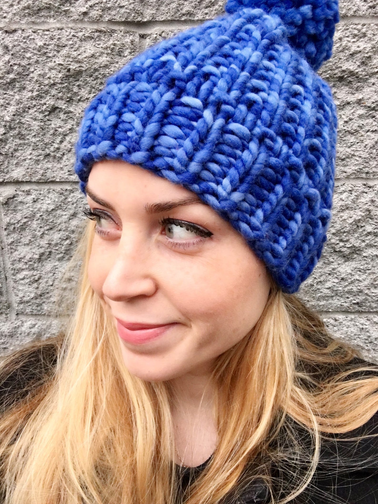 Knitting Pattern // Chunky Knit Beanie Pattern // Knitted Hat - Etsy