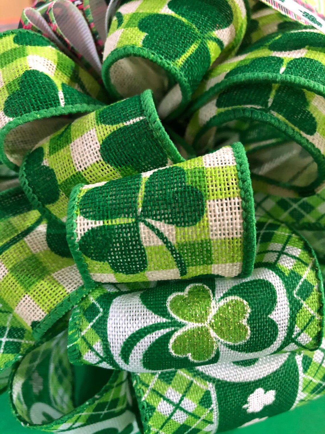Luck of the Irish Gift Bow for Gift Box Gift Basket Wreath - Etsy