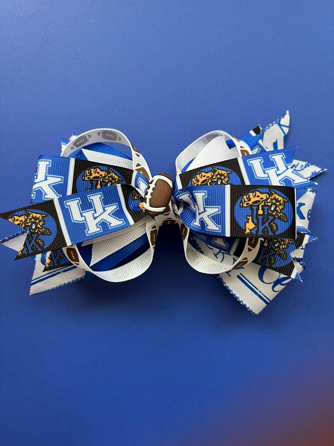 Kentucky Wildcats Football Stacked Hair Bow/gift Bow - Etsy