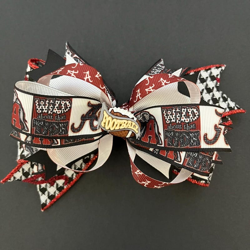 Alabama Hair Bow - Etsy