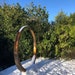 Corten Steel Moon Gate: Garden Art, Metal Sculpture - Etsy UK