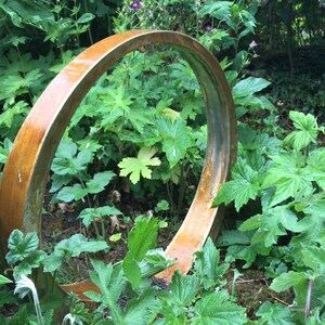 80cm Corten Steel Moon Gate - Etsy UK