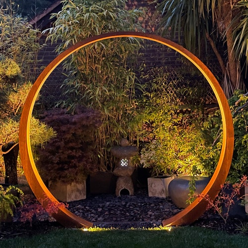 Garden Arch Way Moon Gate Metal Garden Arch Rustic Archway - Etsy UK