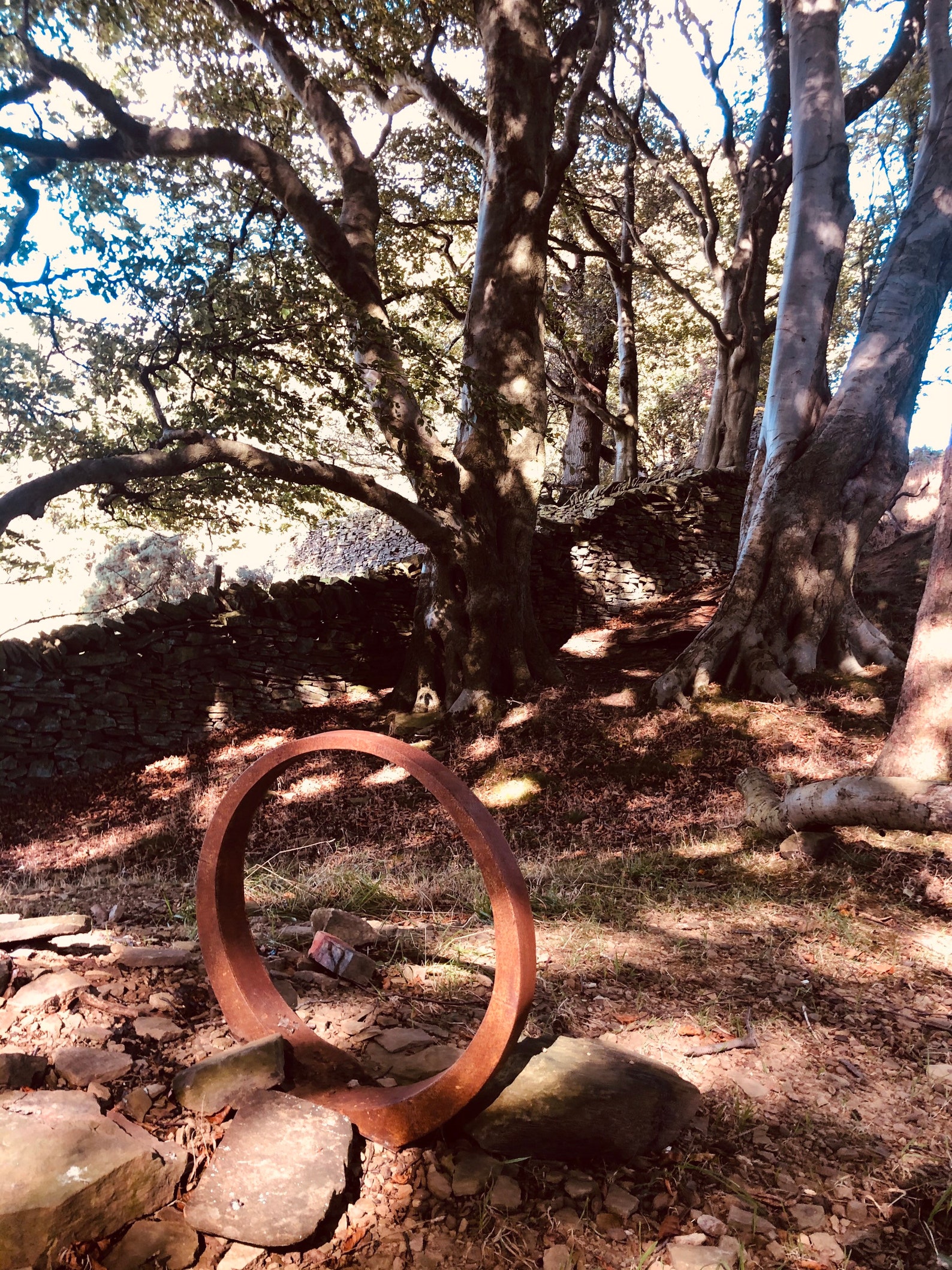 80cm Corten Steel Moon Gate - Etsy