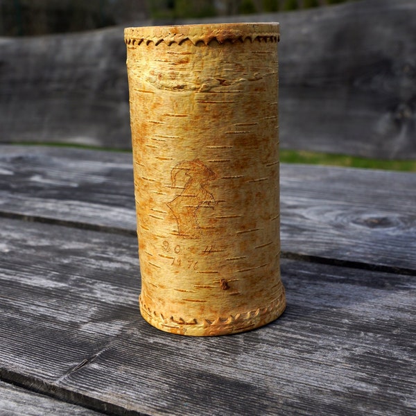 Birch Bark Vase - Etsy