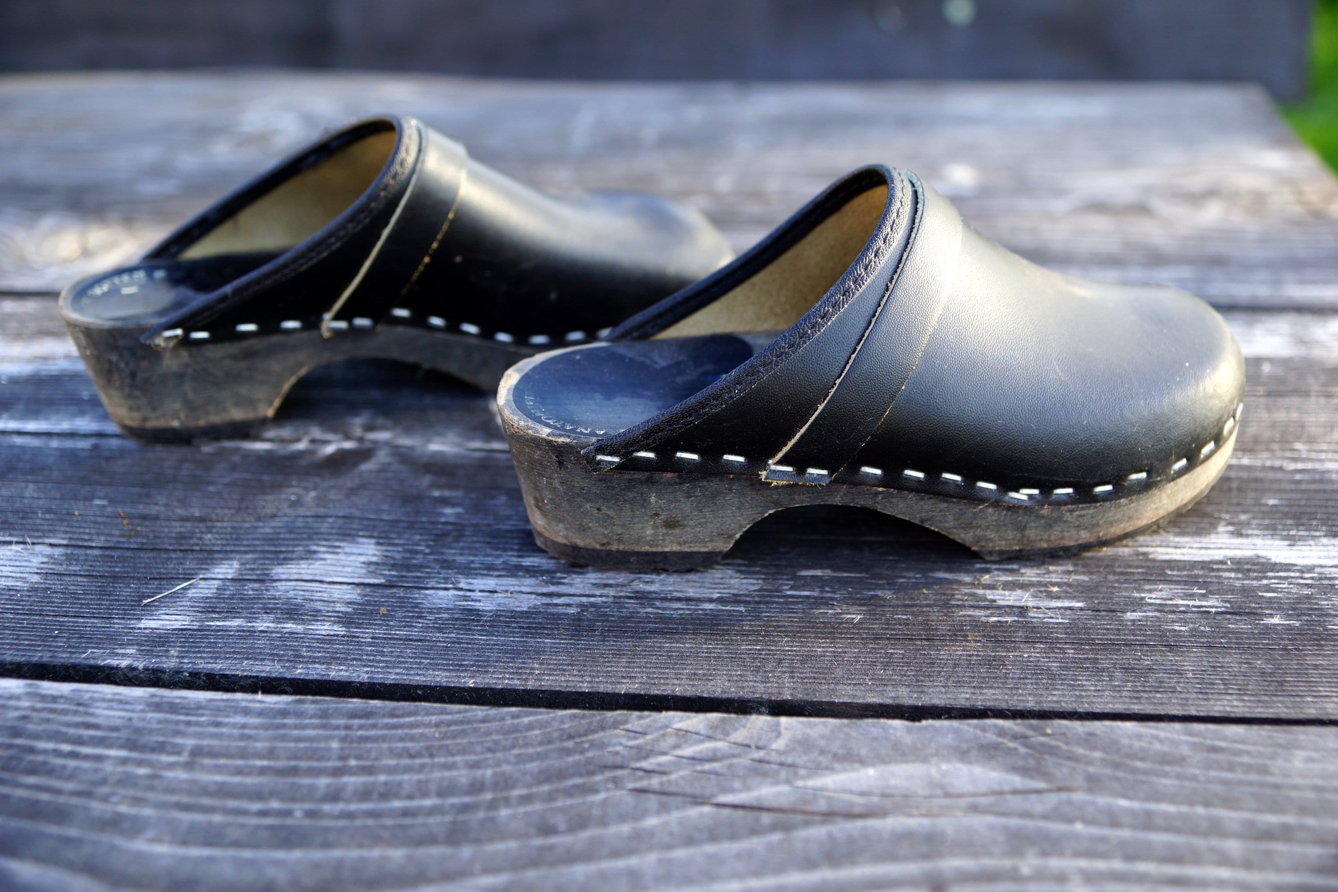 Wood clogs Boho shoes Vintage wooden clogs Eur30 Swedish | Etsy