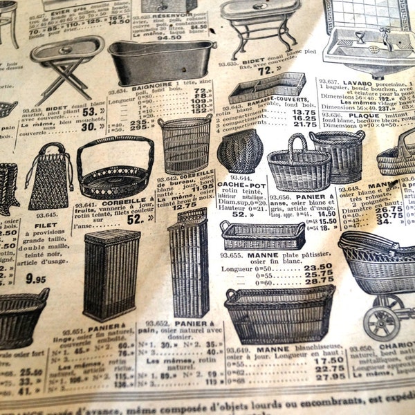 Antique Newspaper - Etsy