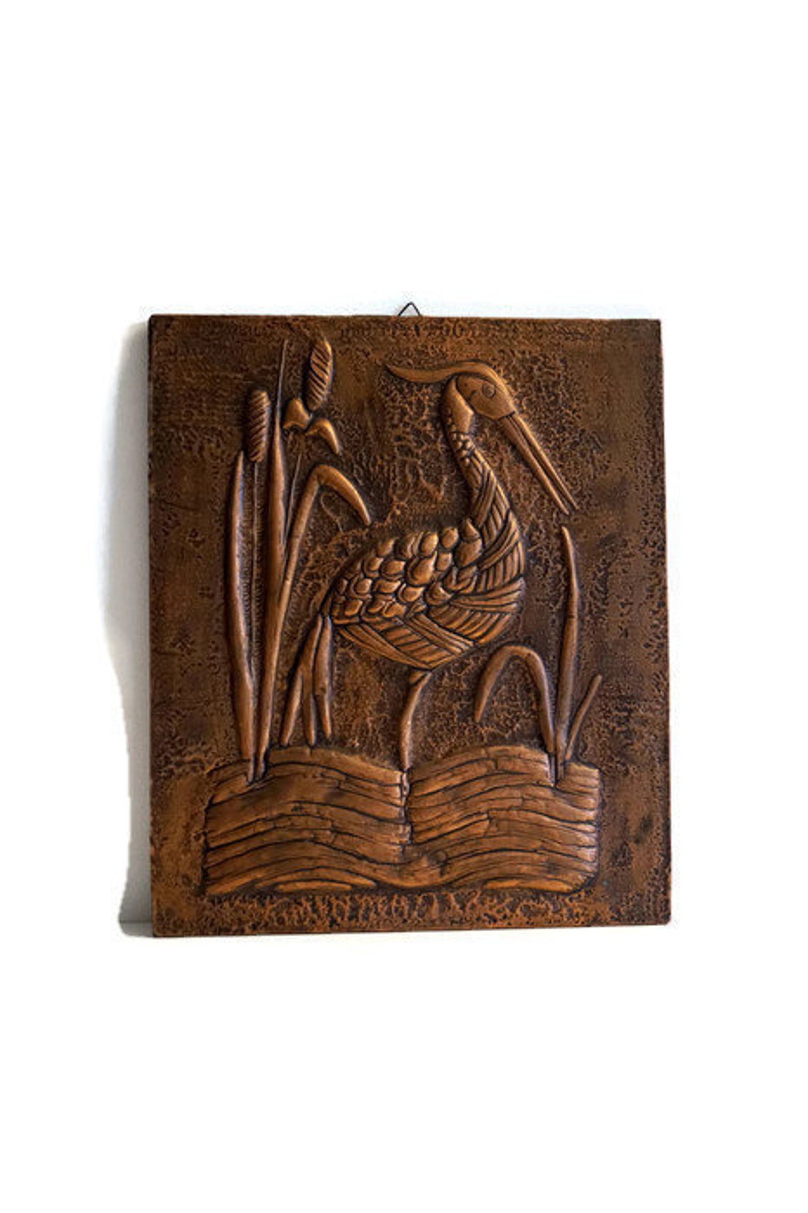 Relief Painting Plaque Engraved Wall Hanging Hand Made Wood - Etsy