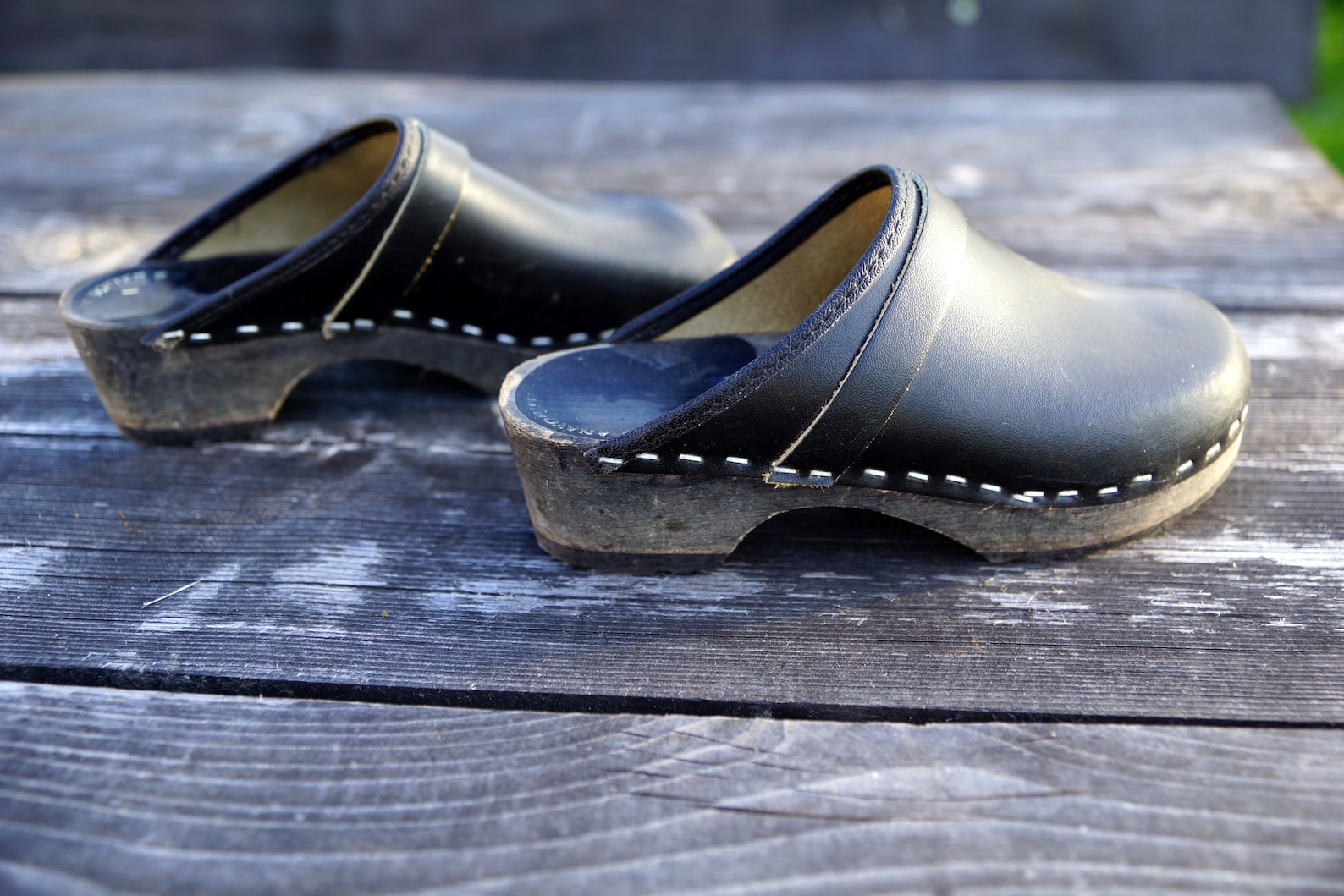 Wood Clogs Boho Shoes Vintage Wooden Clogs Eur30 Swedish - Etsy