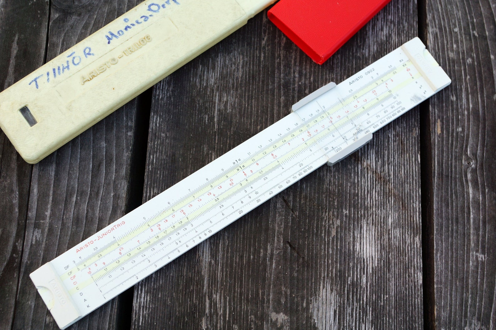 Vintage Calculation Marked Aristo Calculation Logarithm Ruler - Etsy