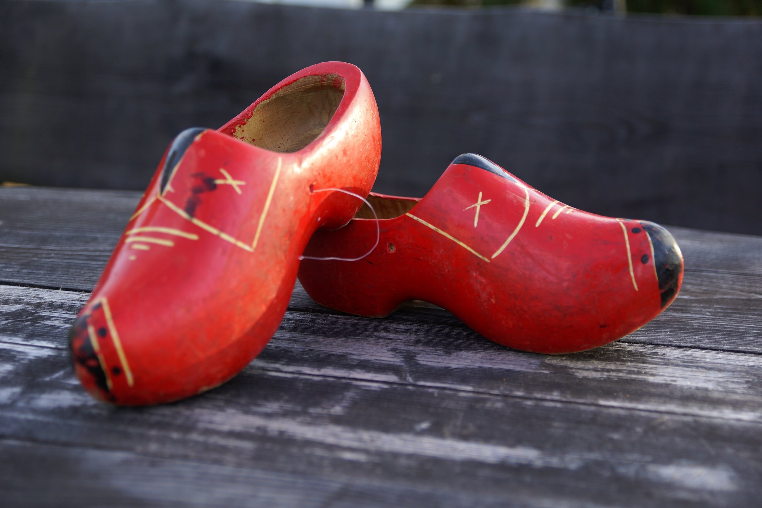 Vintage Scandinavian Wooden Clogs Dutch Wooden Shoes Hand | Etsy