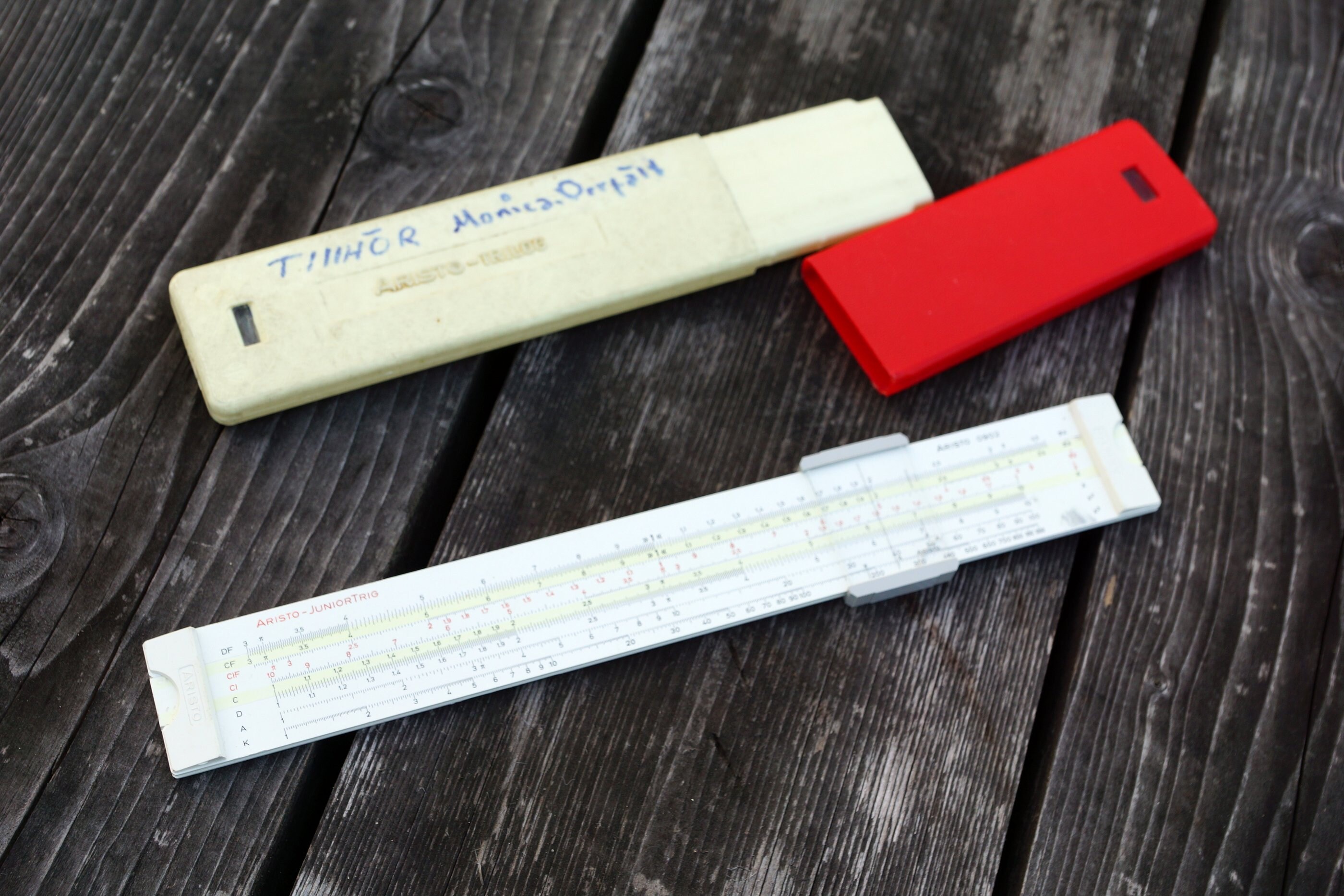 Vintage Calculation Marked Aristo Calculation Logarithm Ruler | Etsy