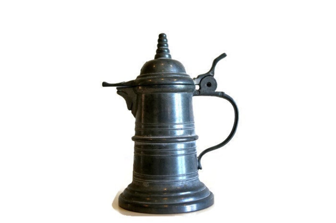 Antique Hand Hammered Zinc Teapot: Turkish Arabic Decor - Etsy