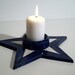 Vintage Star Ceramic Tea Light Candle Holder: Holiday Home Decor - Etsy