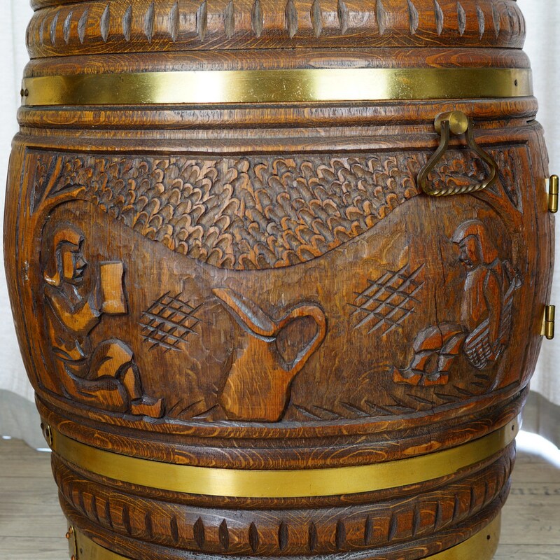 Whiskey Barrel Cabinet - Etsy