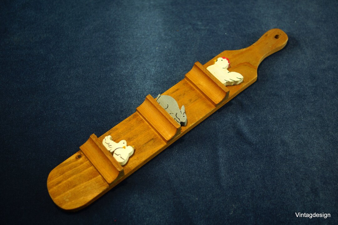 Swedish Wooden Rack Handmade and Hand Painted Furniture Rustic Wall ...