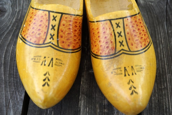 Vintage Scandinavian wooden clogs Dutch Wooden Shoes … - Gem